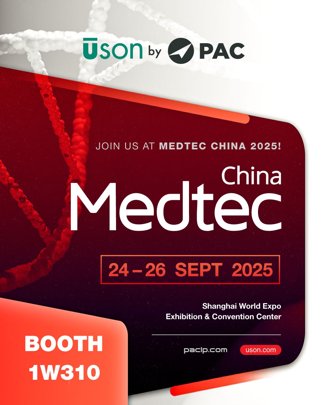 Uson is headed to Shanghai for Medical Technology China 2025! Stand 1W310 - Where Innovation ...